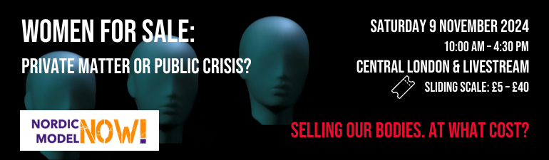 Women for sale: Private matter or public crisis? | London | 9 November ...
